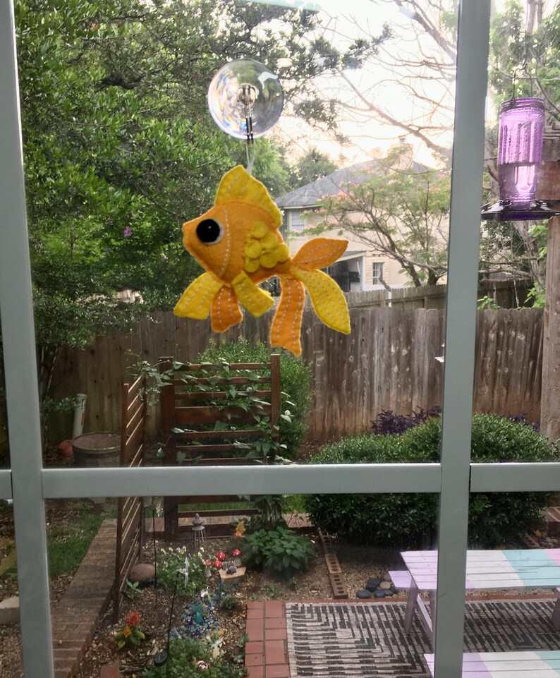 Felt Goldfish Ornament - Etsy
