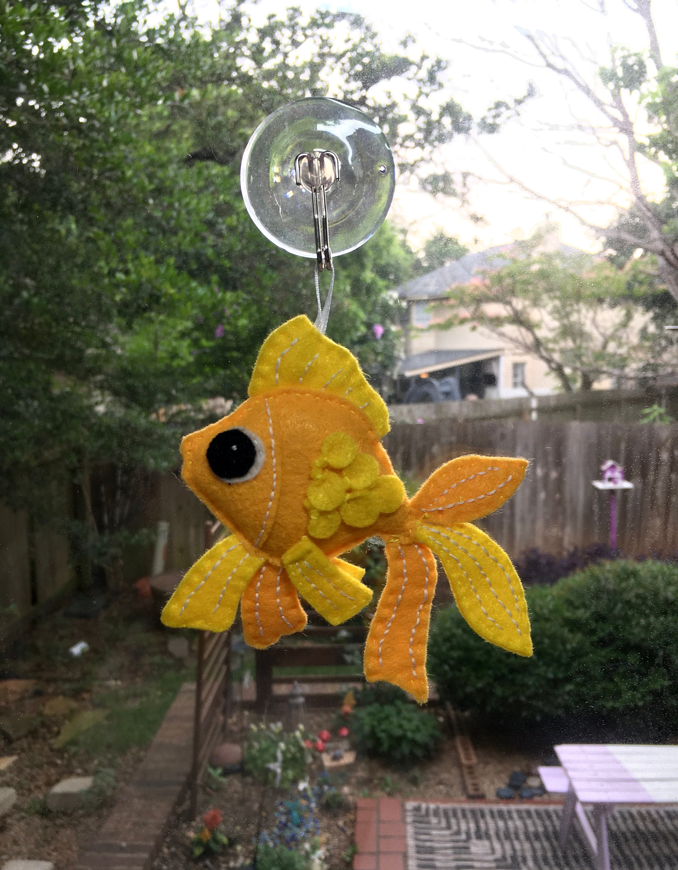 Felt Goldfish Ornament - Etsy