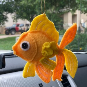 Felt Goldfish Ornament - Etsy