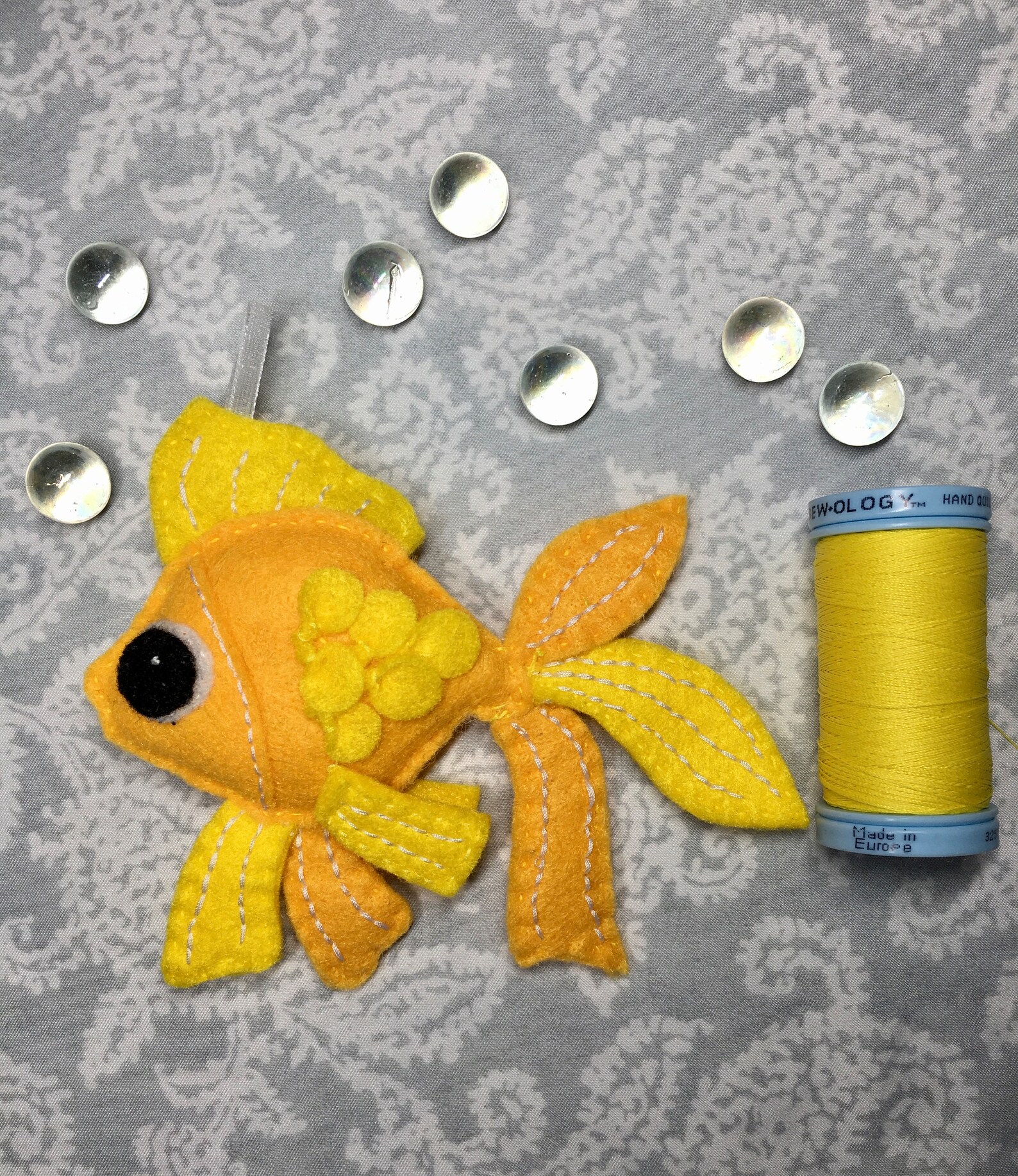Felt Goldfish Ornament - Etsy