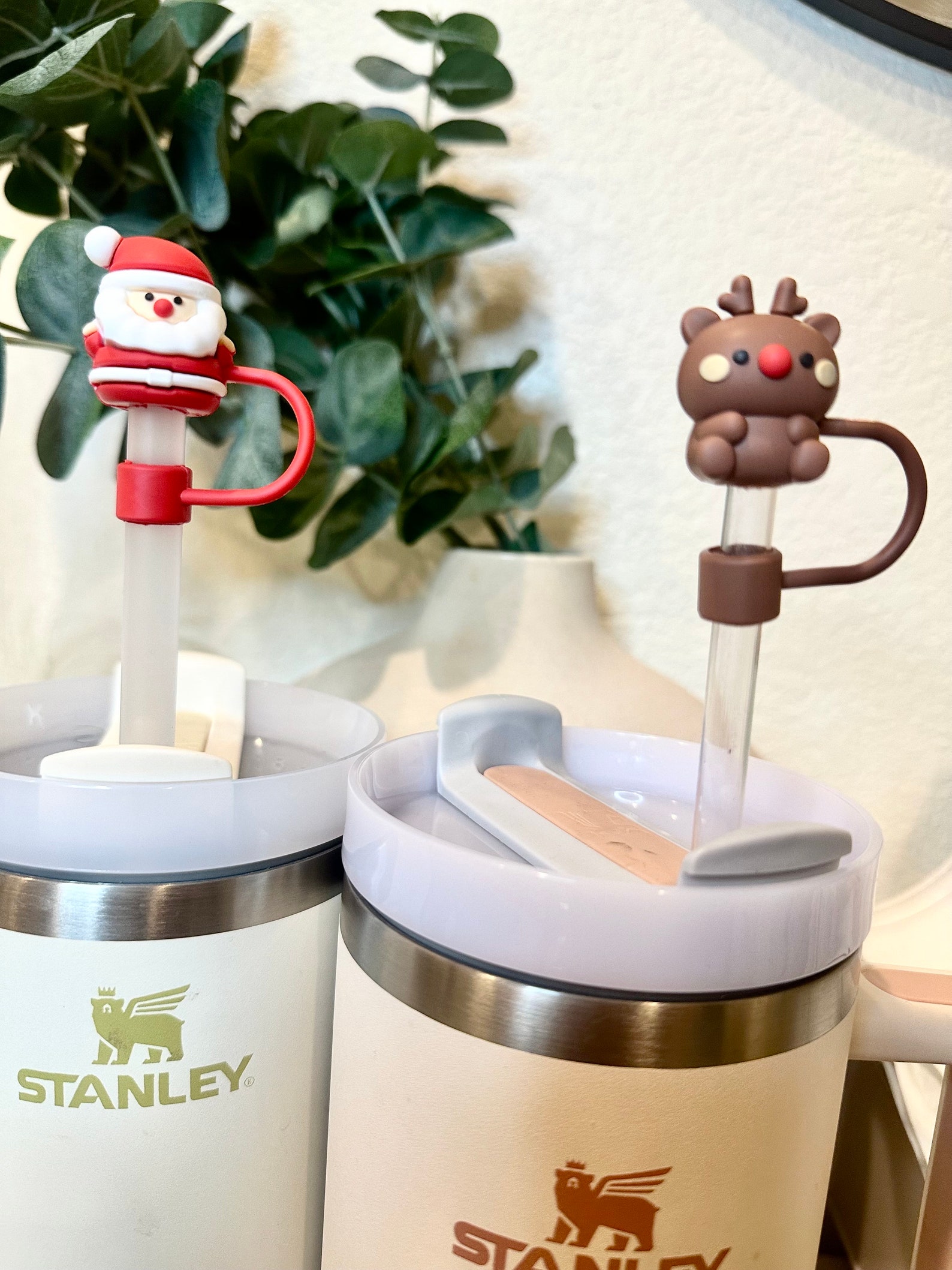 Christmas Stanley Straw Cap Tip Accessory Straw Charms Holiday - Etsy