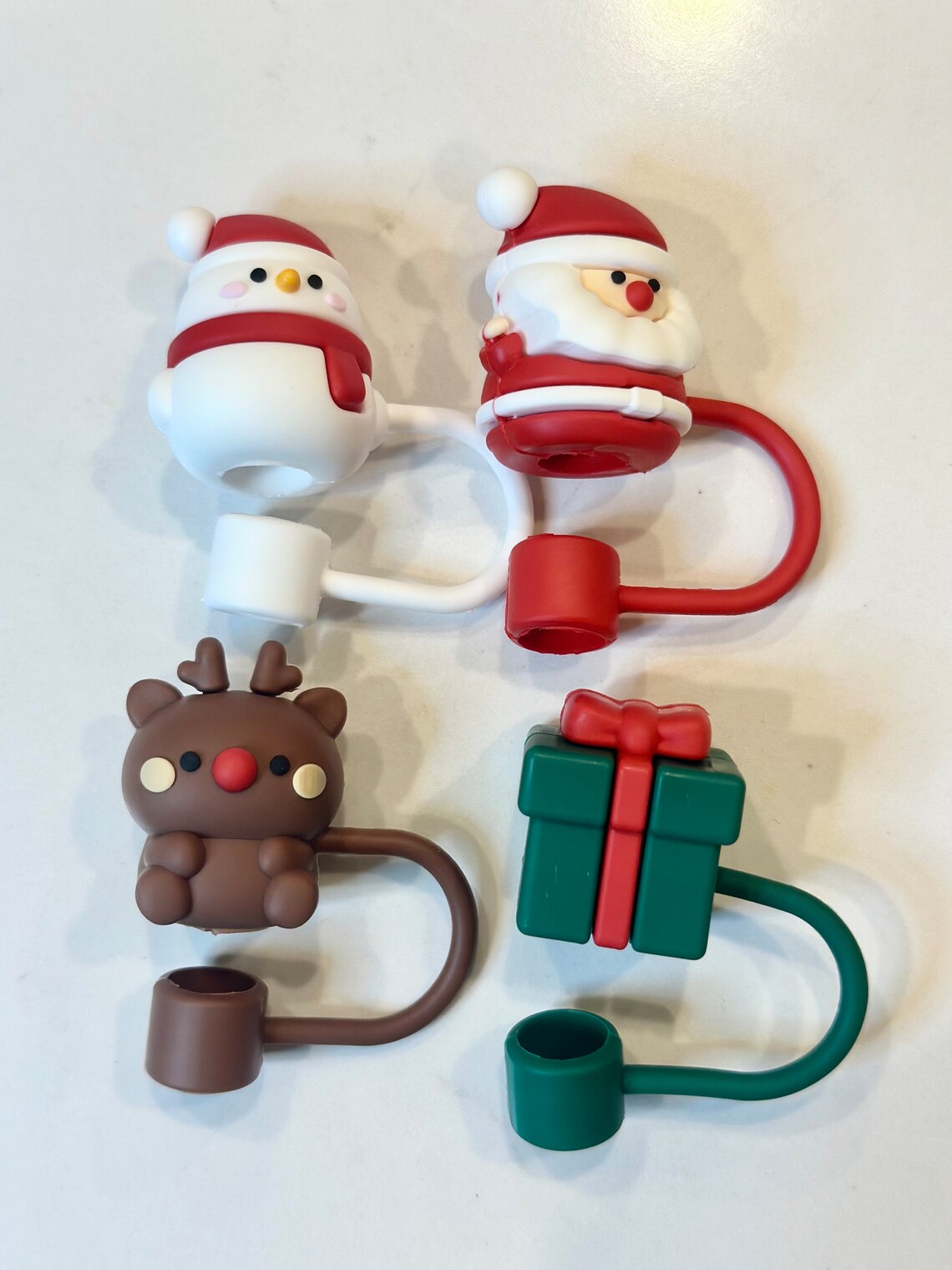 Christmas Stanley Straw Cap Tip Accessory Straw Charms Holiday - Etsy