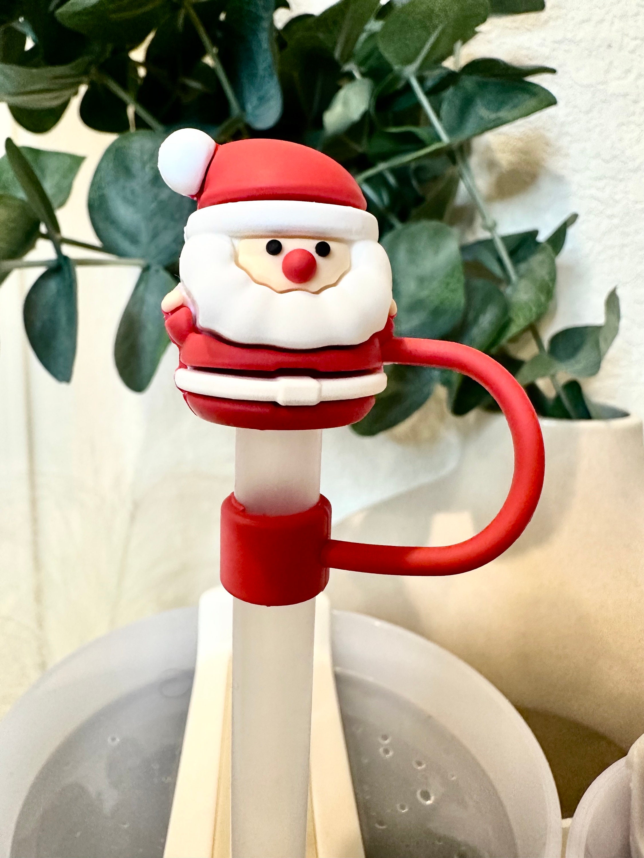 Christmas Stanley Straw Cap Tip Accessory Straw Charms Holiday - Etsy