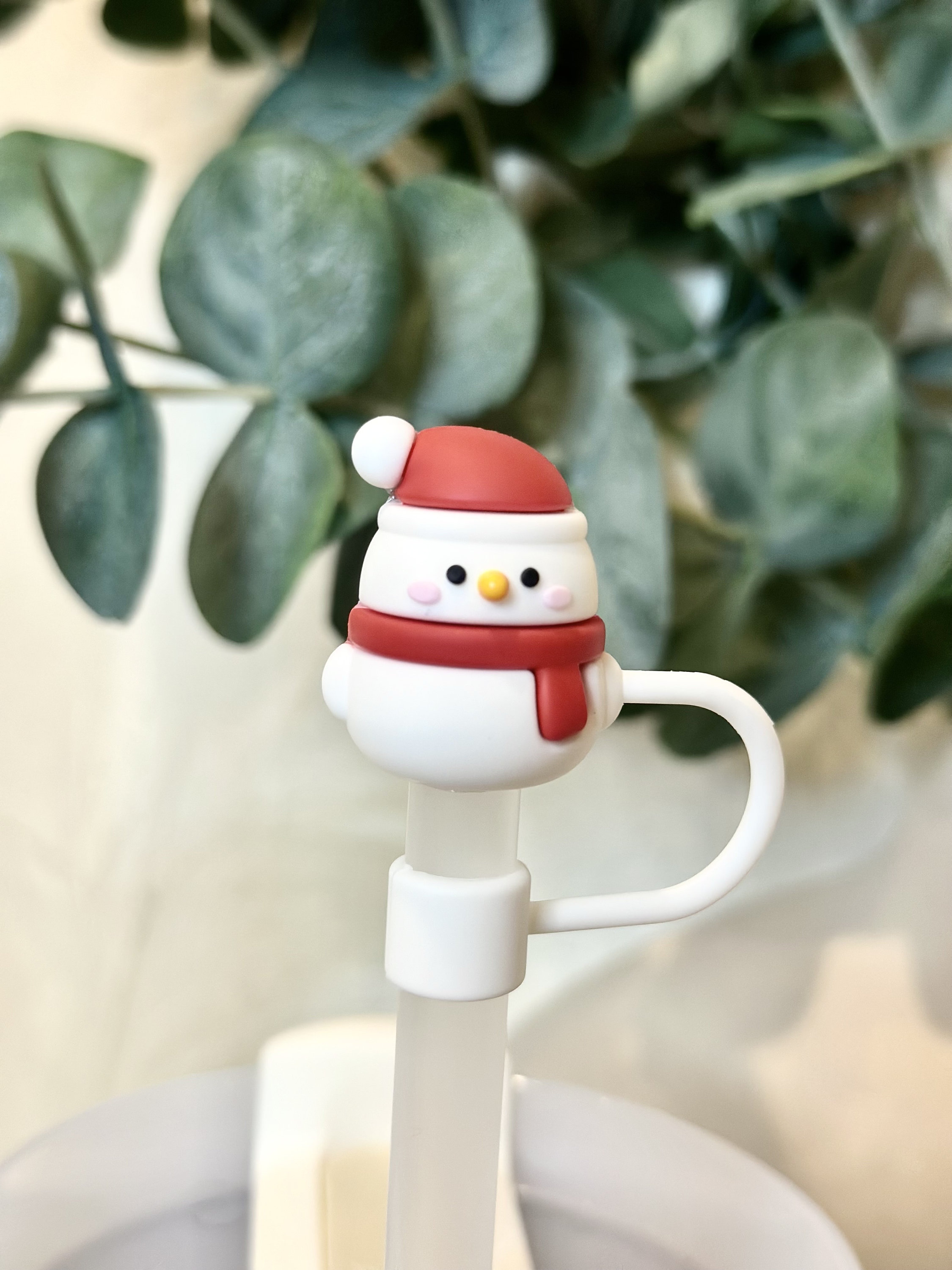 Christmas Stanley Straw Cap Tip Accessory Straw Charms Holiday - Etsy