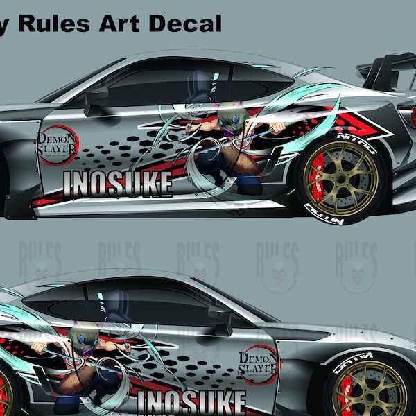 Anime Car Decal Wrap - Etsy