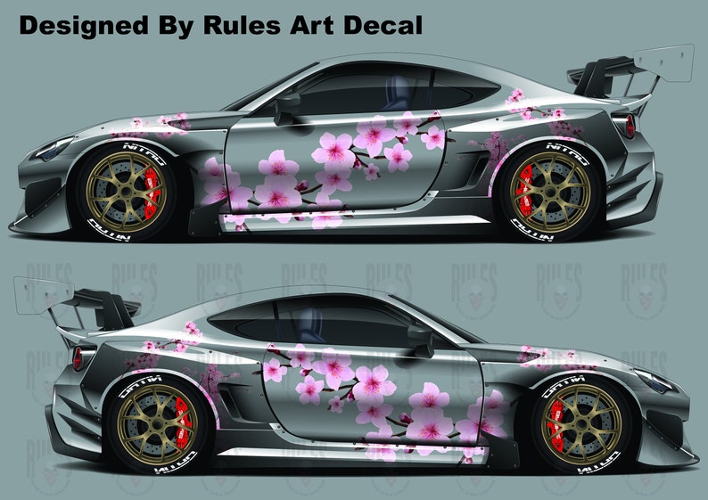 Sakura Cherry Blossom Car Livery Japanese Theme Side Car - Etsy