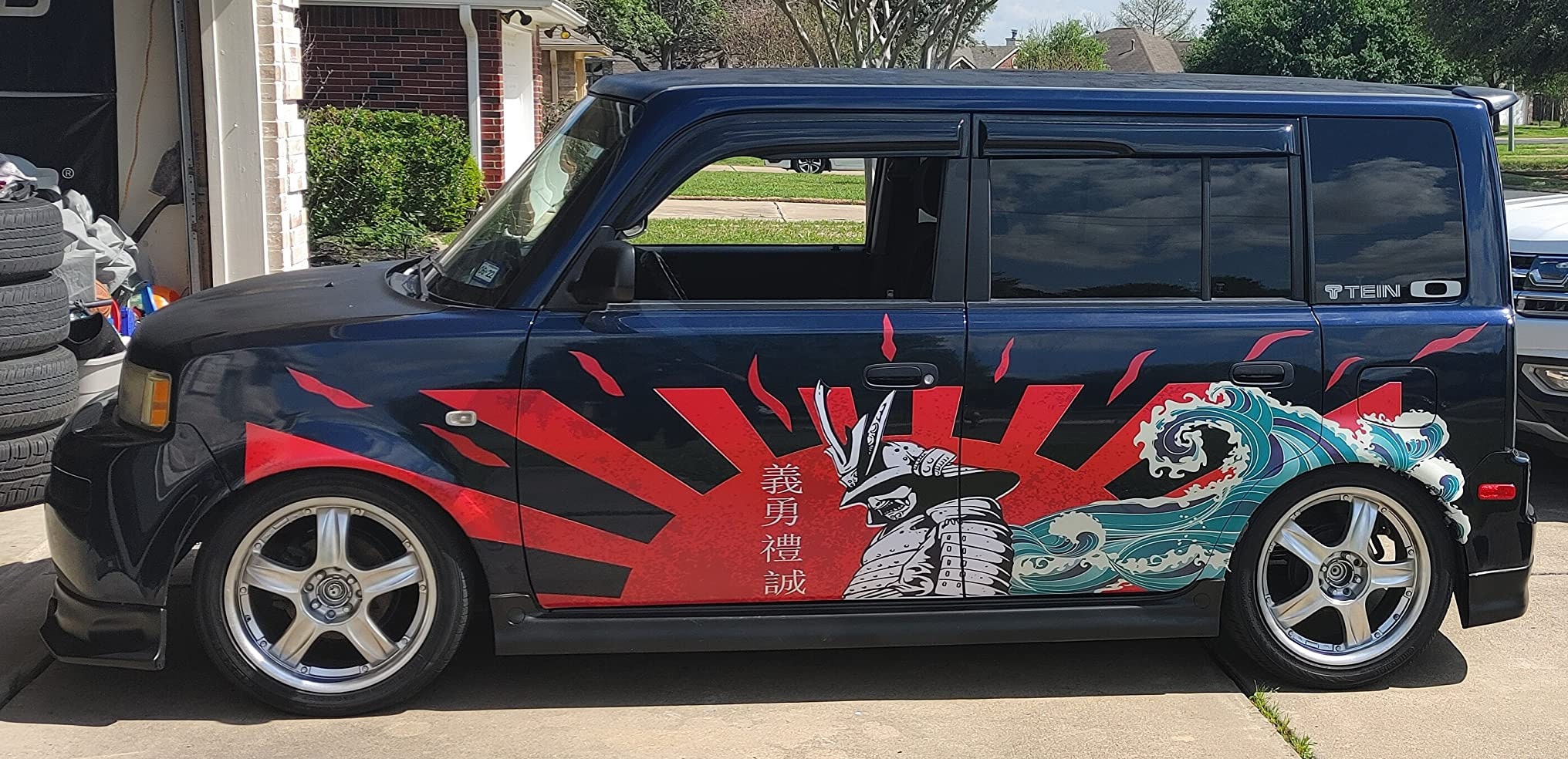 Samurai Car Wrap, Japanese Vehicle Shine, Cast Vinyl Wrap, Universal ...