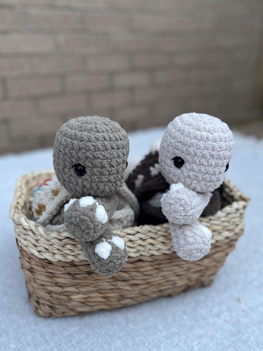 Tuck the Tortoise Snugglers Crochet Plush Toy - Etsy