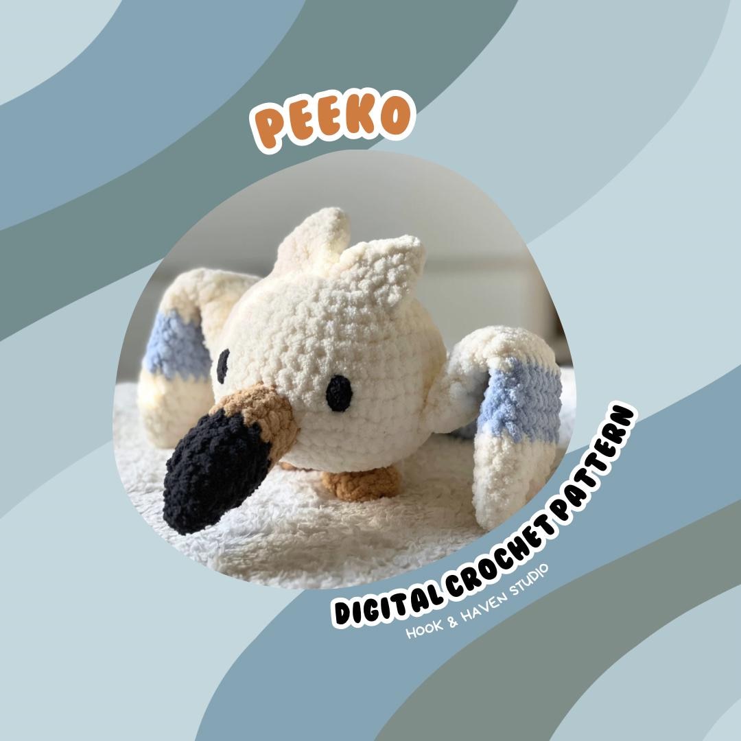 Peeko Pattern | DIGITAL ONLY | Easy Crochet Instructions (level 1/3 ...