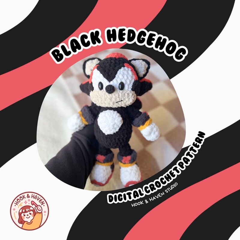 Shadow the Hedgehog - Etsy