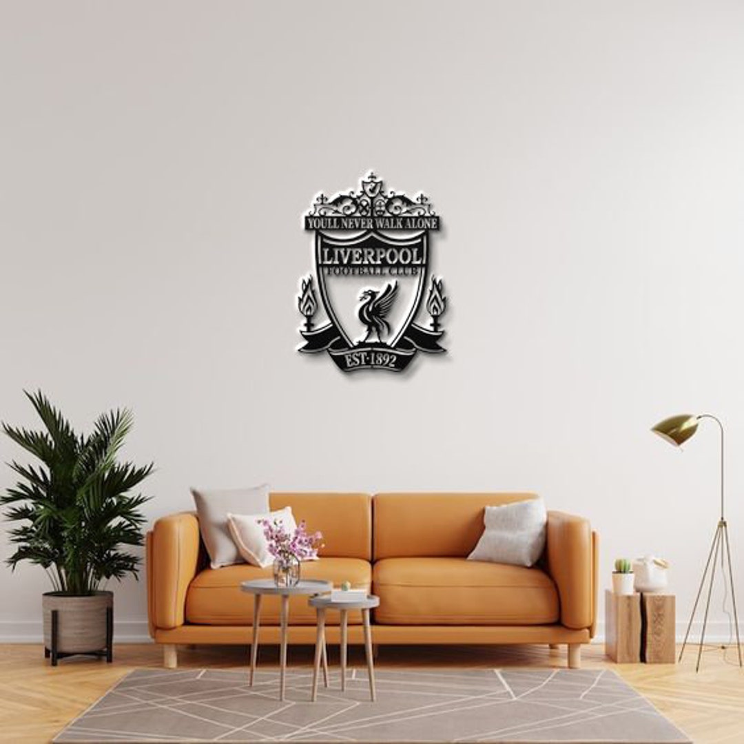 Liverpool FC, You'll Never Walk Alone Metal Wall Art Sign, Shankly ...