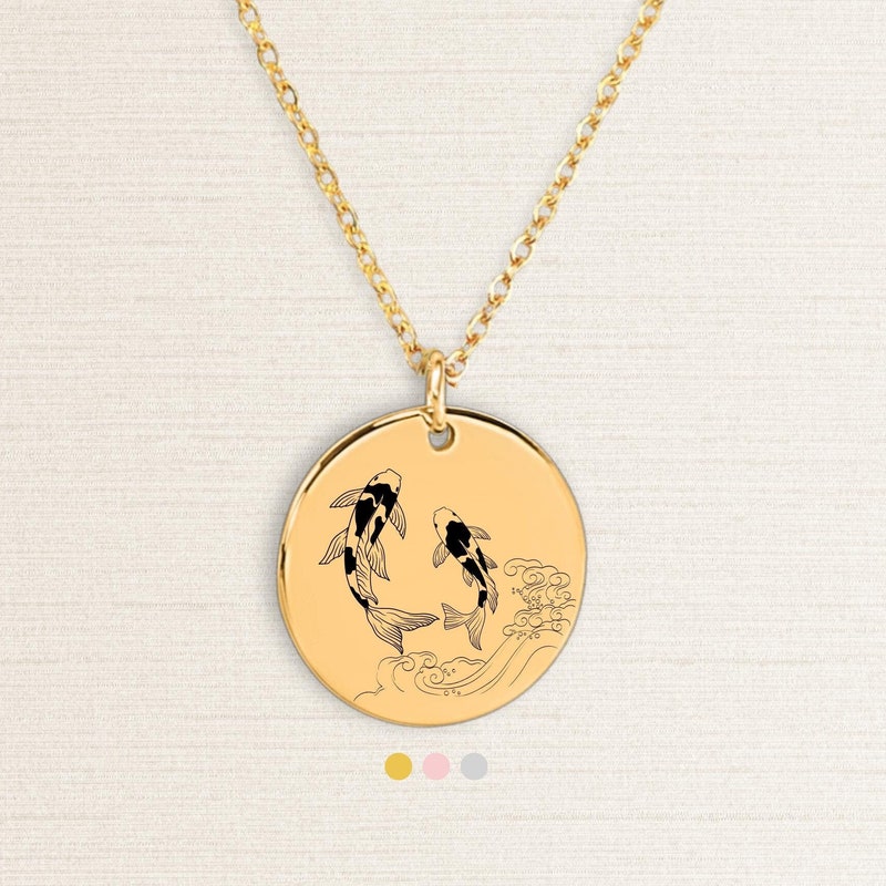 Koi Fish Necklace - Etsy