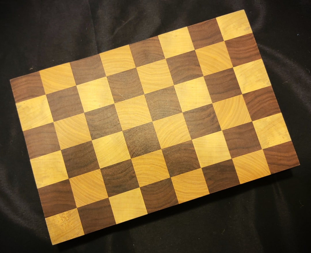Walnut and Maple End Grain, Checkerboard Butcher Block - Etsy