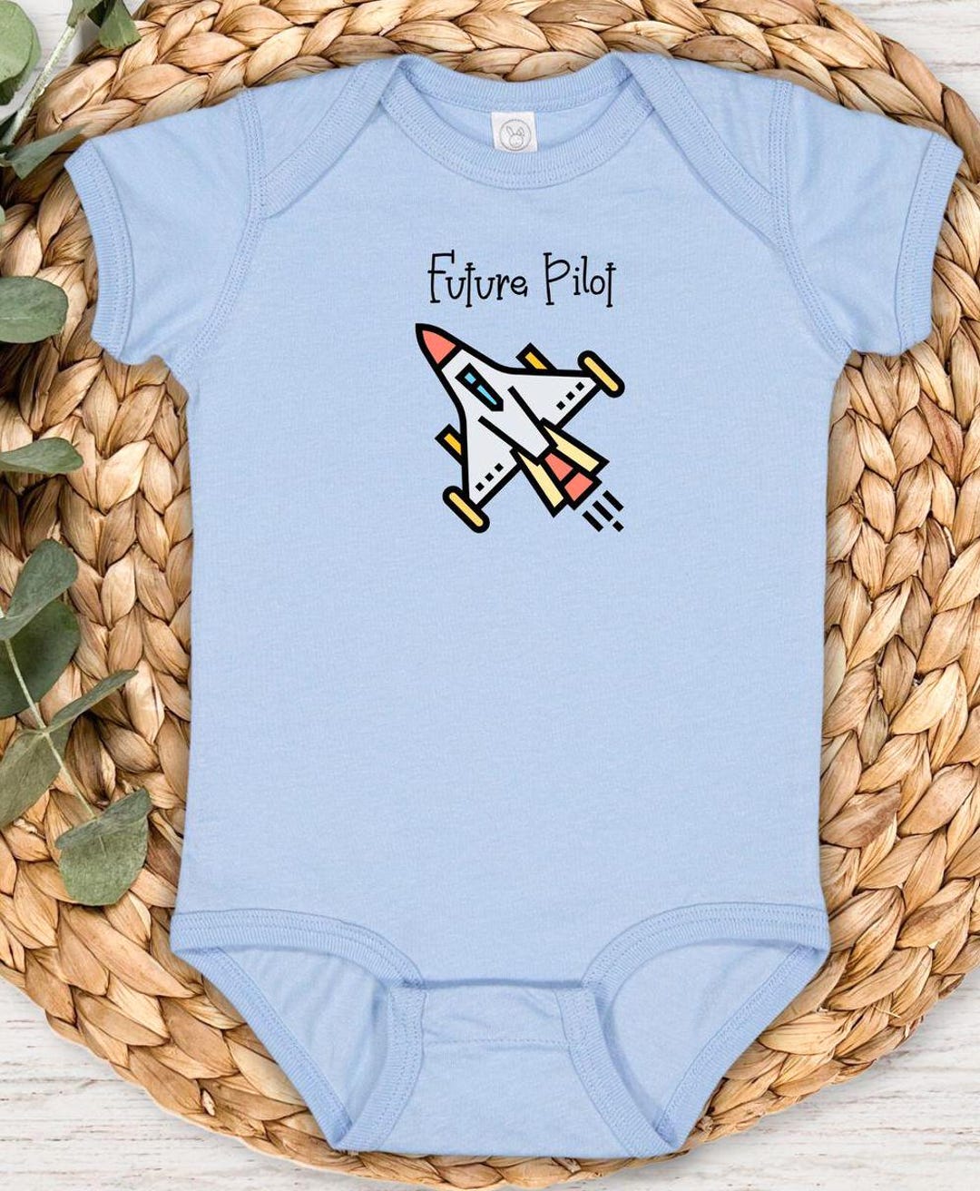 Future Pilot Baby Onesie, Cute Plane Lover Jumper, Infant Bodysuit ...