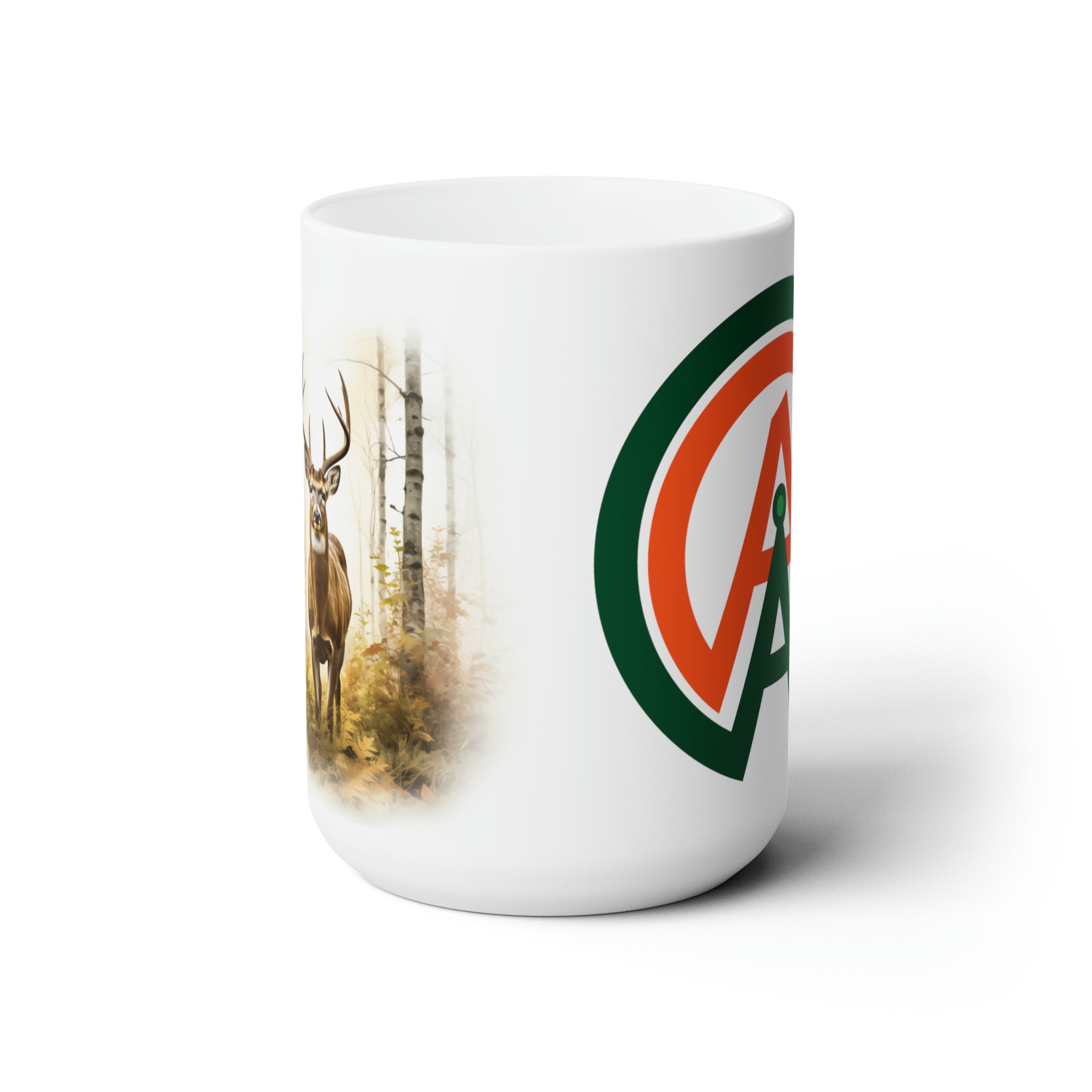 Whitetail Buck in the Woods Mug Big Buck Mug Animal Deer Mug Beautiful ...