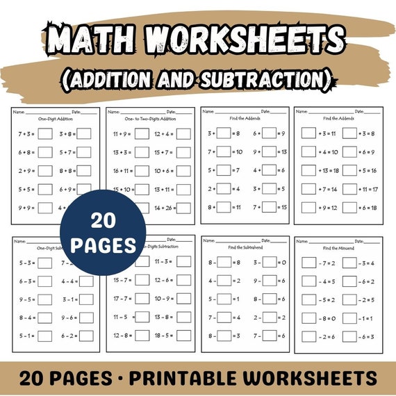Worksheets Addition And Subtraction Fun Grade 2 Math Workbook: