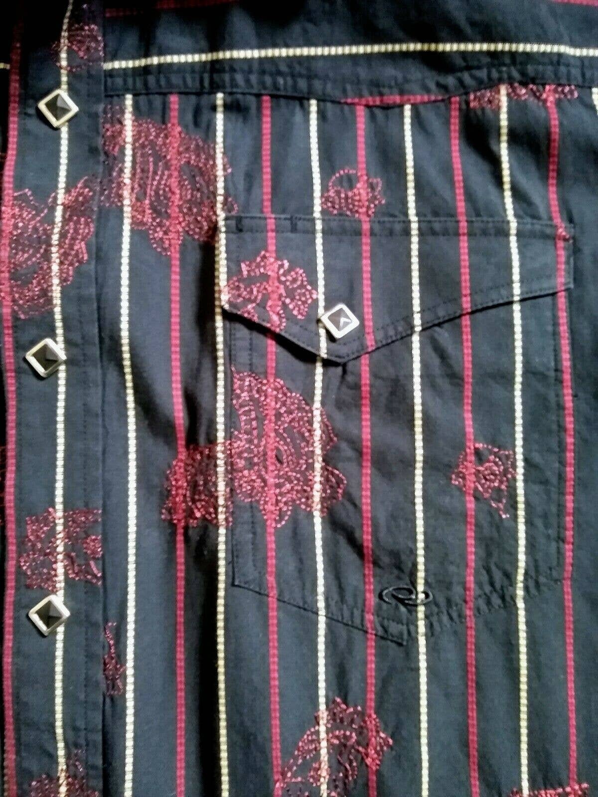 Roper Embroidered WESTERN SHIRT Diamond-shaped Pearl Snaps Size XL - Etsy