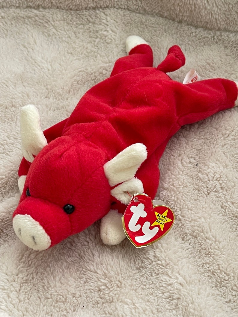 TY snort the Beanie Baby, 1995, RARE, Tag Errors - Etsy