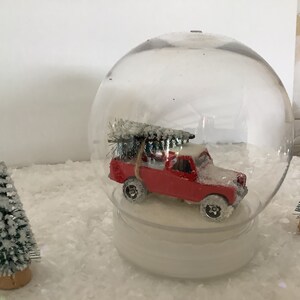 Die Cast Cars in a Waterless Snow Globe/winter Setting - Etsy