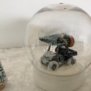Die Cast Cars in a Waterless Snow Globe/winter Setting - Etsy