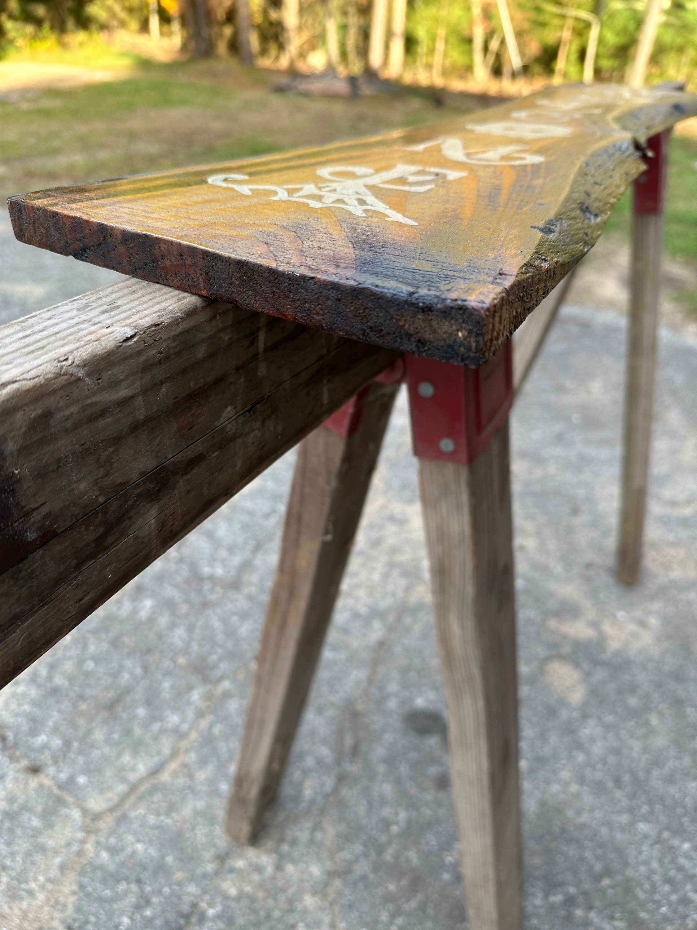 Spooky Welcome Sign With Burned Edges, Rustic Halloween Decor ...