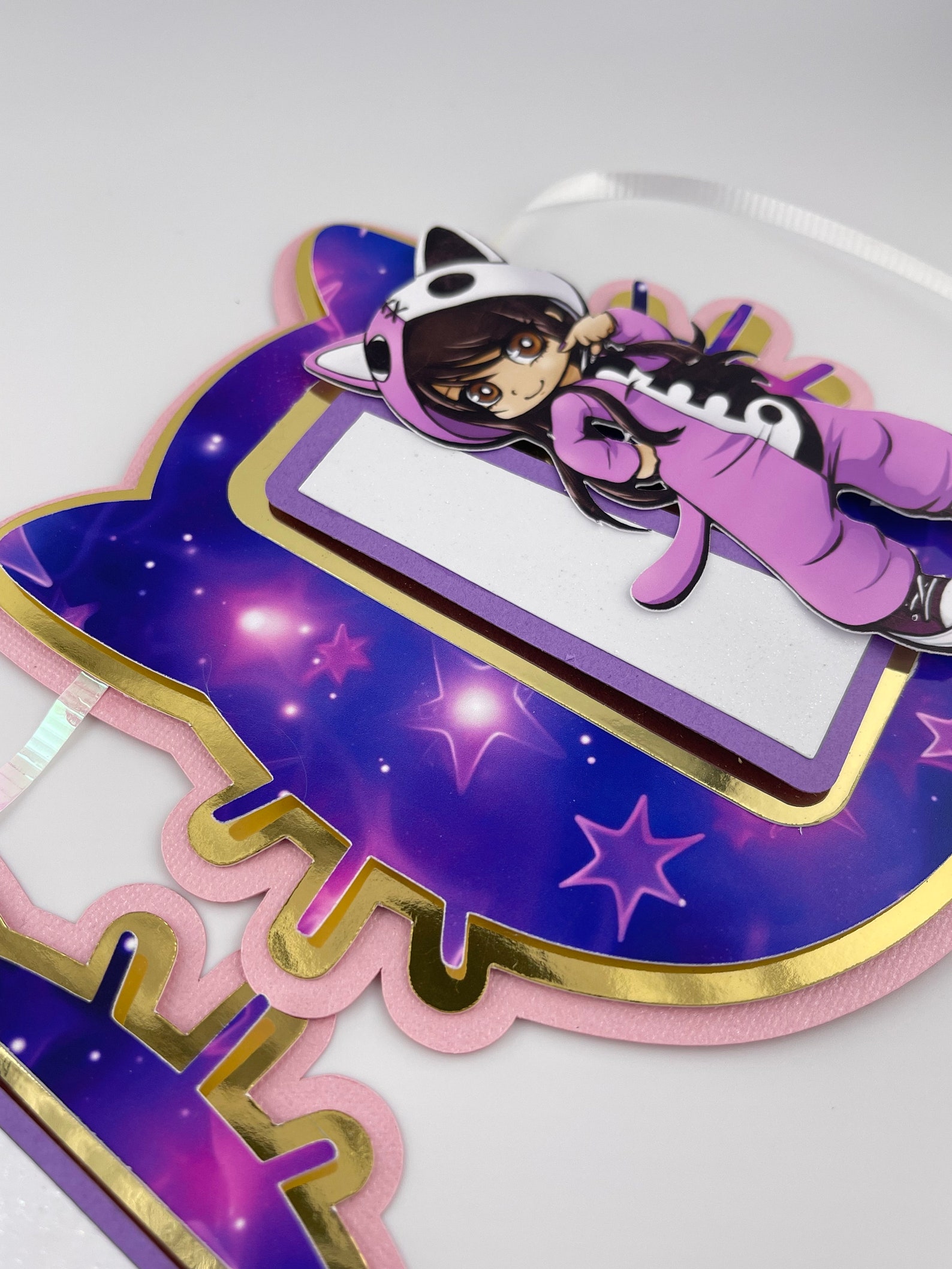 Aphmau Birthday Banner: Handmade Anime Cat Party Decor - Etsy