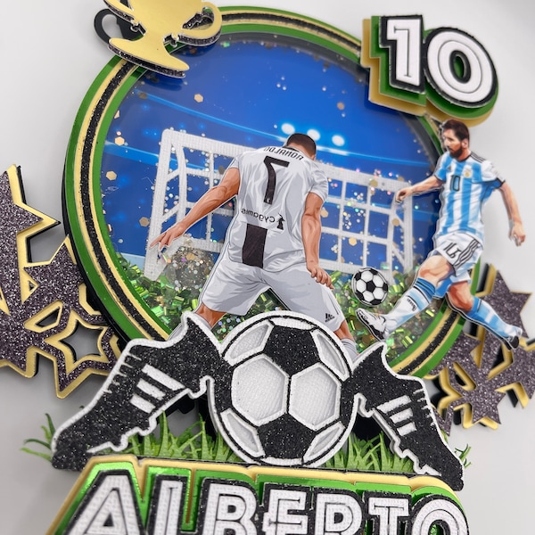 Soccer Cake Topper - Etsy