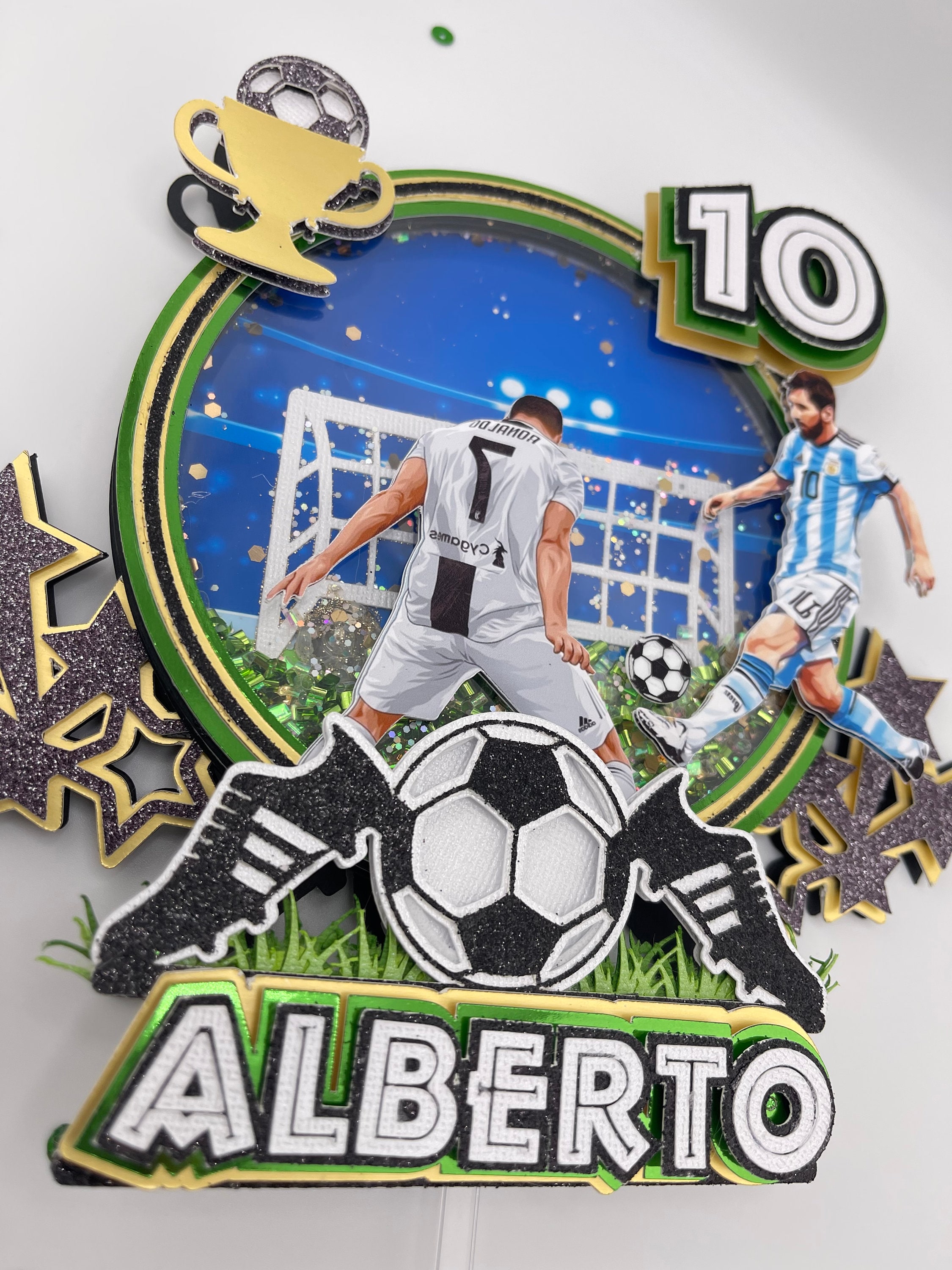 Soccer Birthday Cake Topper, Soccer Decor,soccer Party, Sports Cake ...