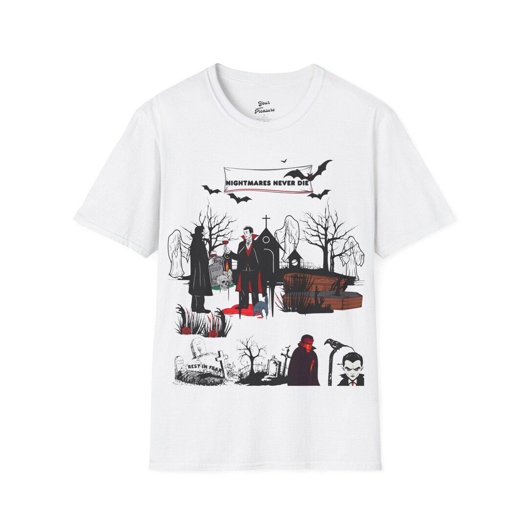 Nightmares Never Die Horror T-shirt, Eternal Nightmares Gothic Tee ...