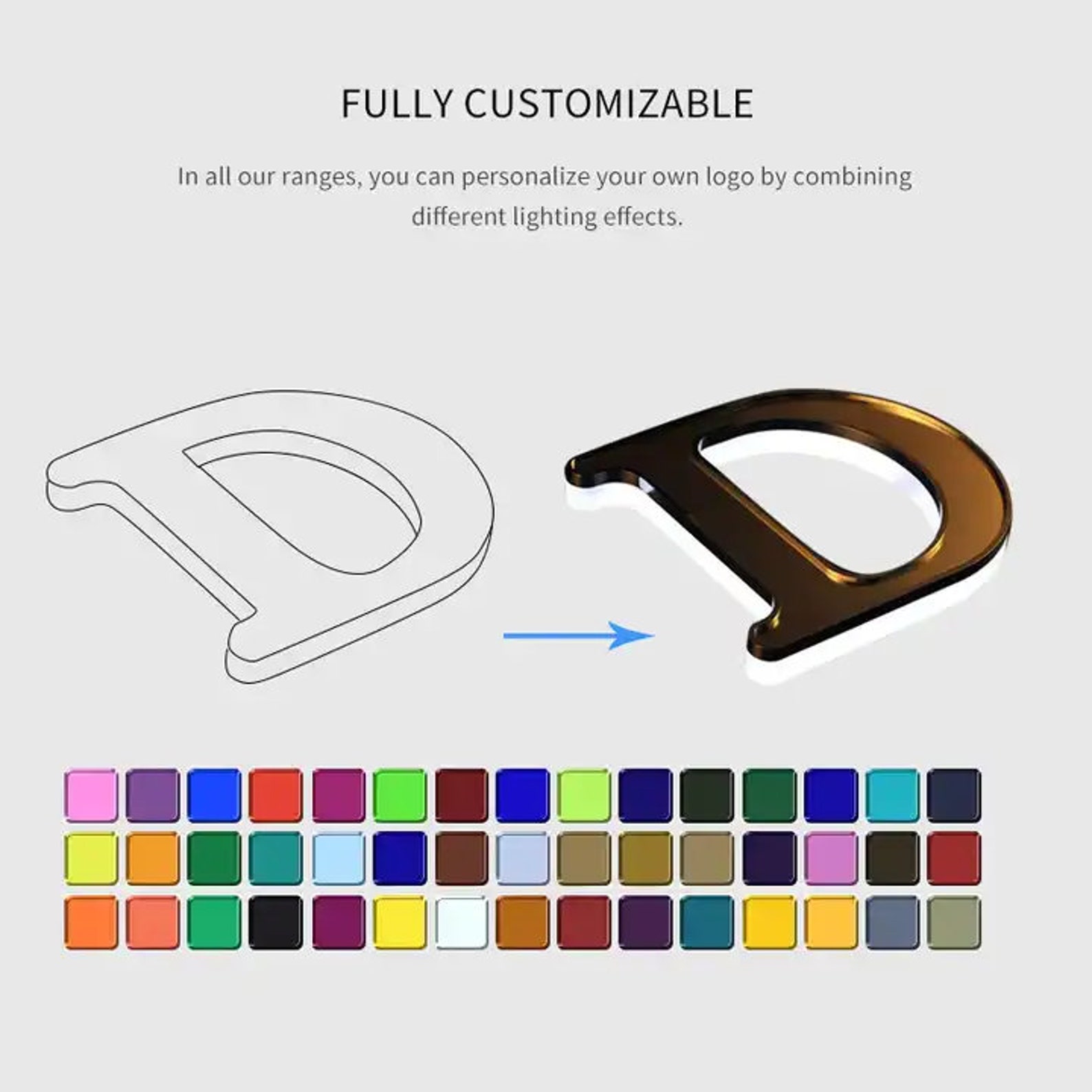 Business Logo Sign Aesthetic Sign Beauty Salon Sign 3D - Etsy