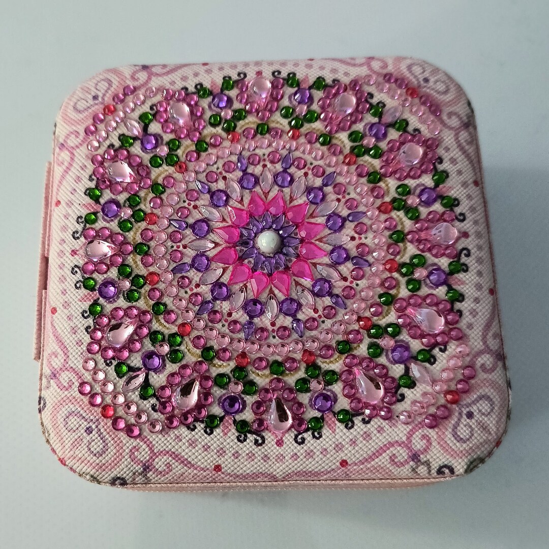 Diamond Travel Jewelry Box - Etsy