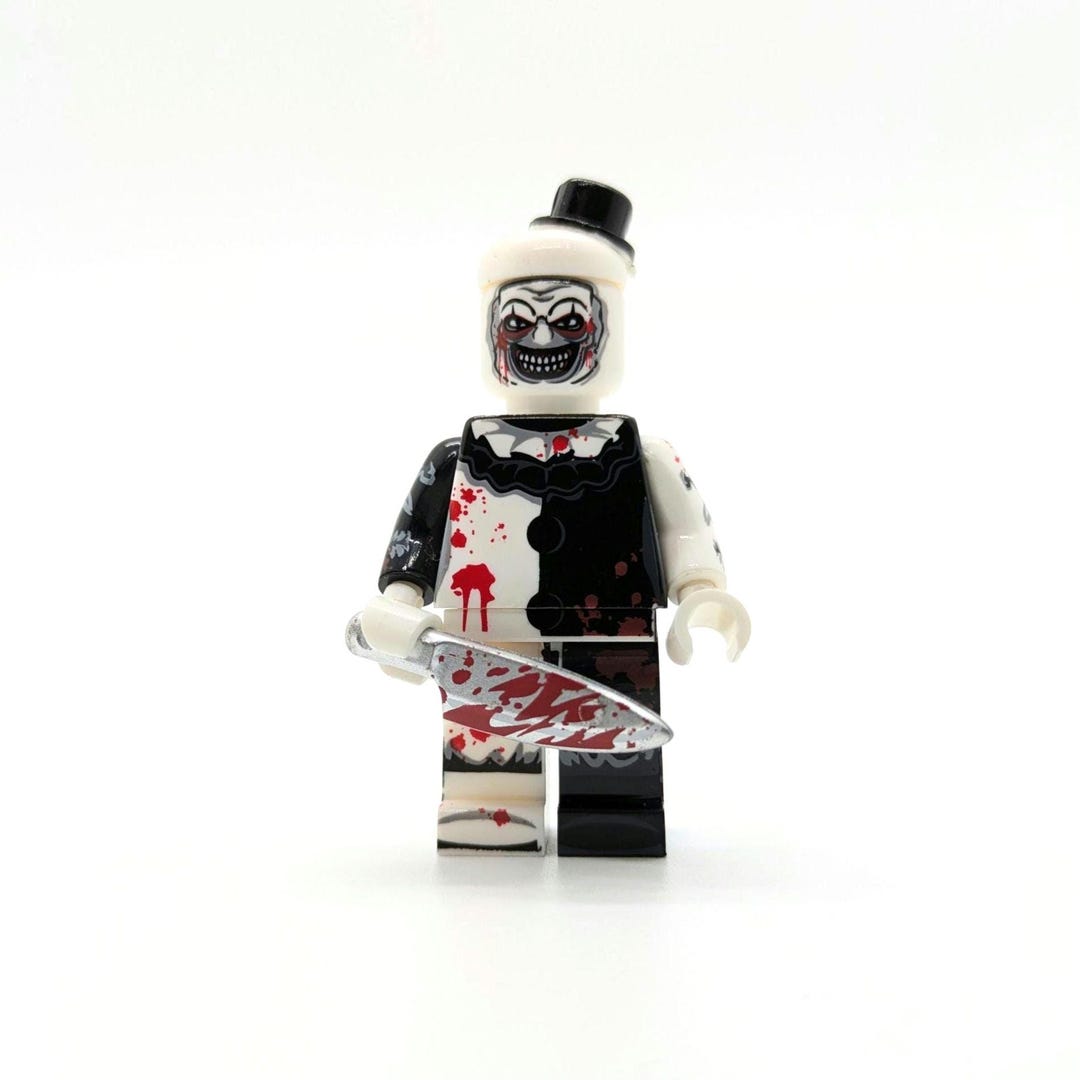 Terrifier Scary Clown Horror Custom Minifig Hand Assembled Xmas Gift ...