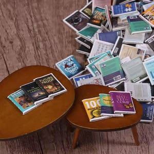 Anxiety Bookroom Shake, Handcrafted Mini Room Box, Small House ...