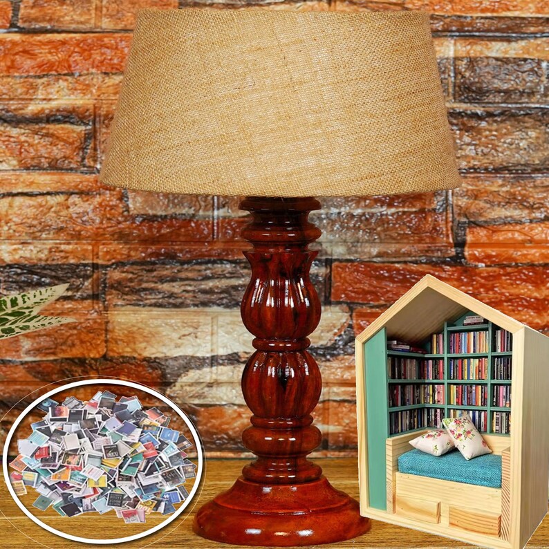 Anxiety Bookroom Shake, Handcrafted Mini Room Box, Small House ...