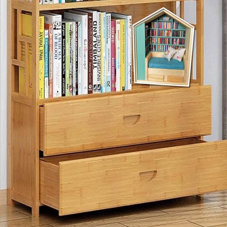 Anxiety Bookroom Shake, Handcrafted Mini Room Box, Small House ...