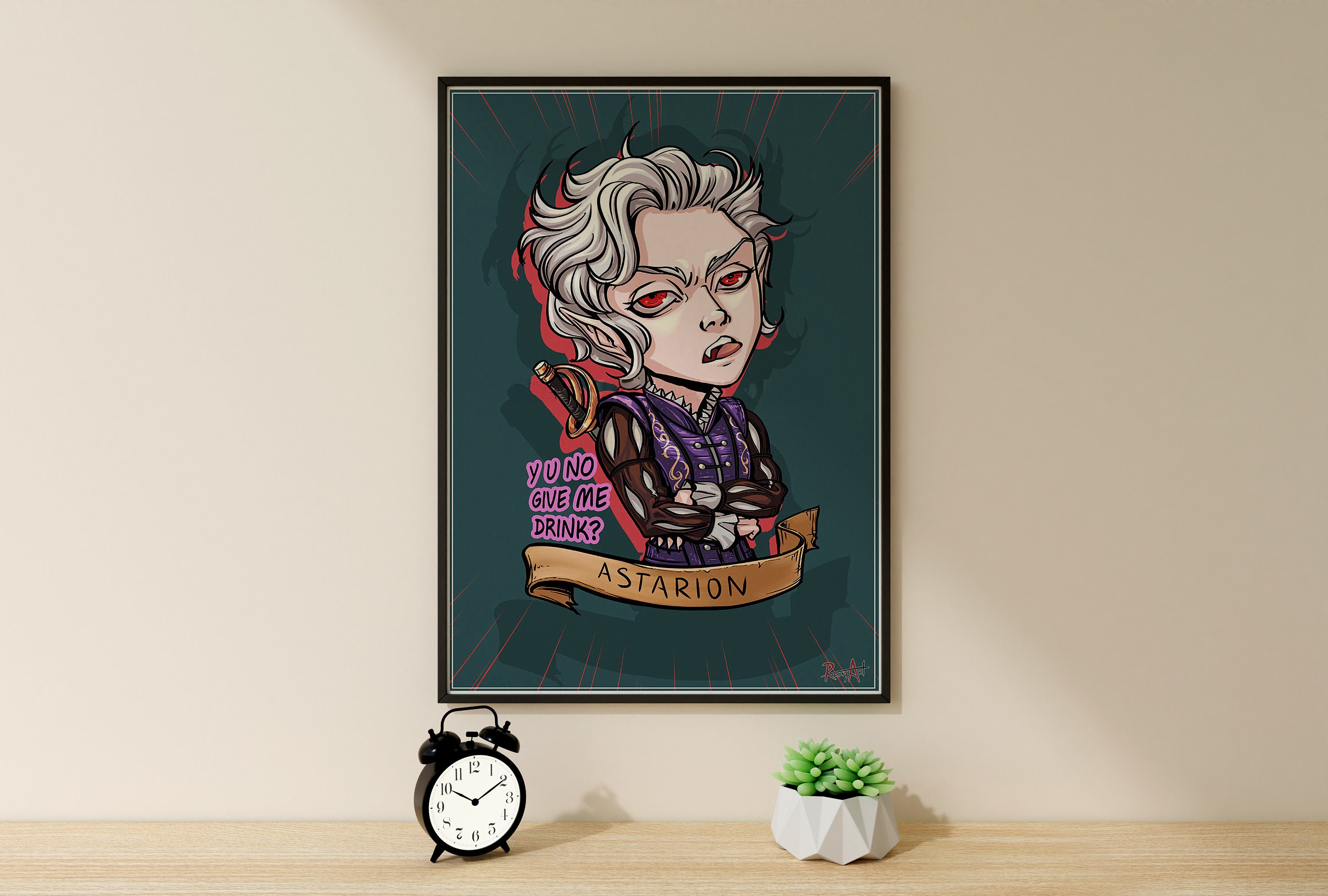 Astarion Poster, Astarion Fun Art, Astarion Canvas, Astarion Print ... Astarion Poster, Astarion Fun Art, Astarion Canvas, Astarion Print ...
