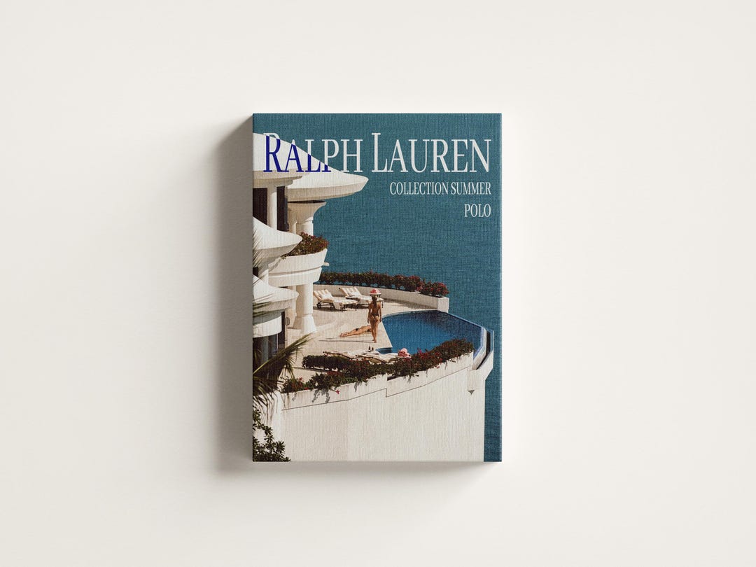 Fashion Print, Ralph Lauren Poster, Fashion Poster, Ralph Lauren Print ...