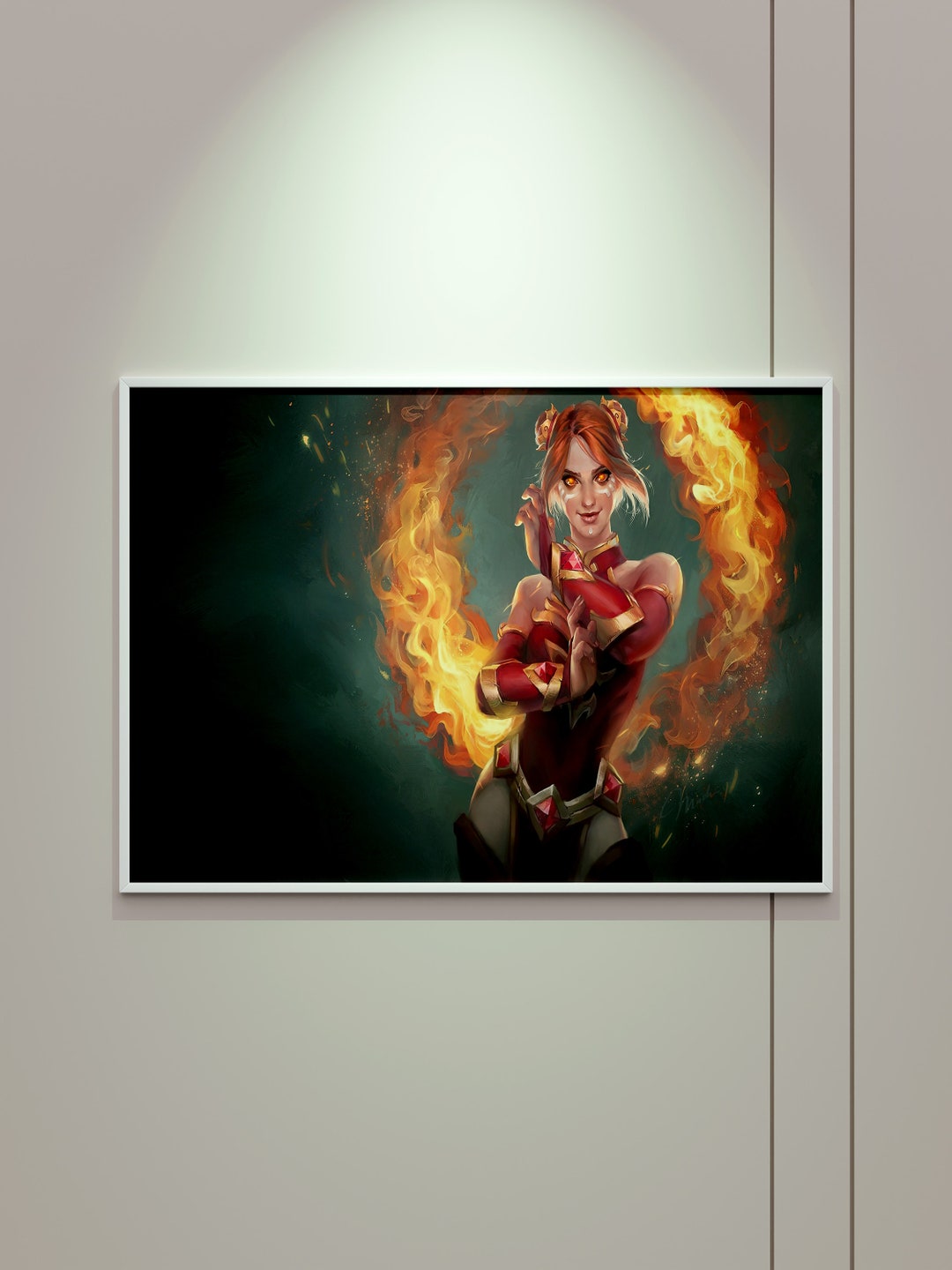 Lina Print Dota 2 Poster Lina Art Dota 2 Canvas Lina - Etsy