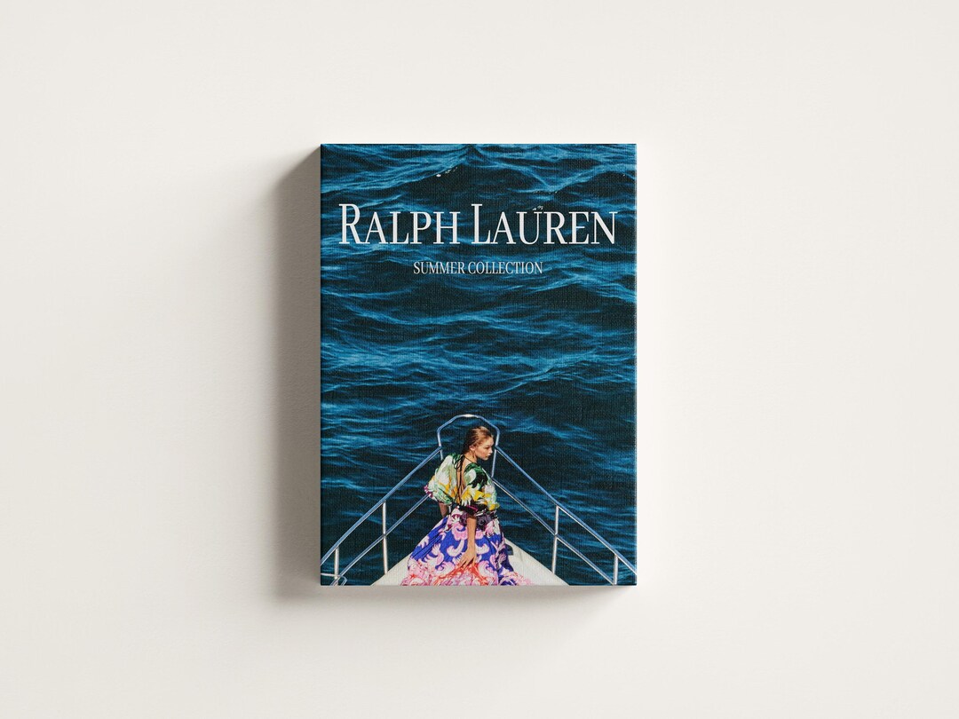 Fashion Poster, Ralph Lauren Print, Fashion Cover Poster, Ralph Lauren ...