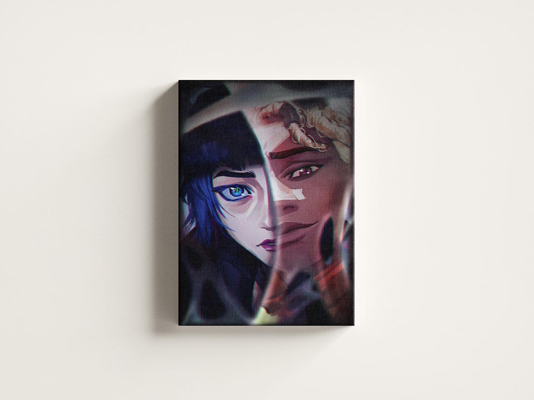 Arcane Poster, Jinx Ekko Love Poster Print, Arcane Jinx and Ekko in ...