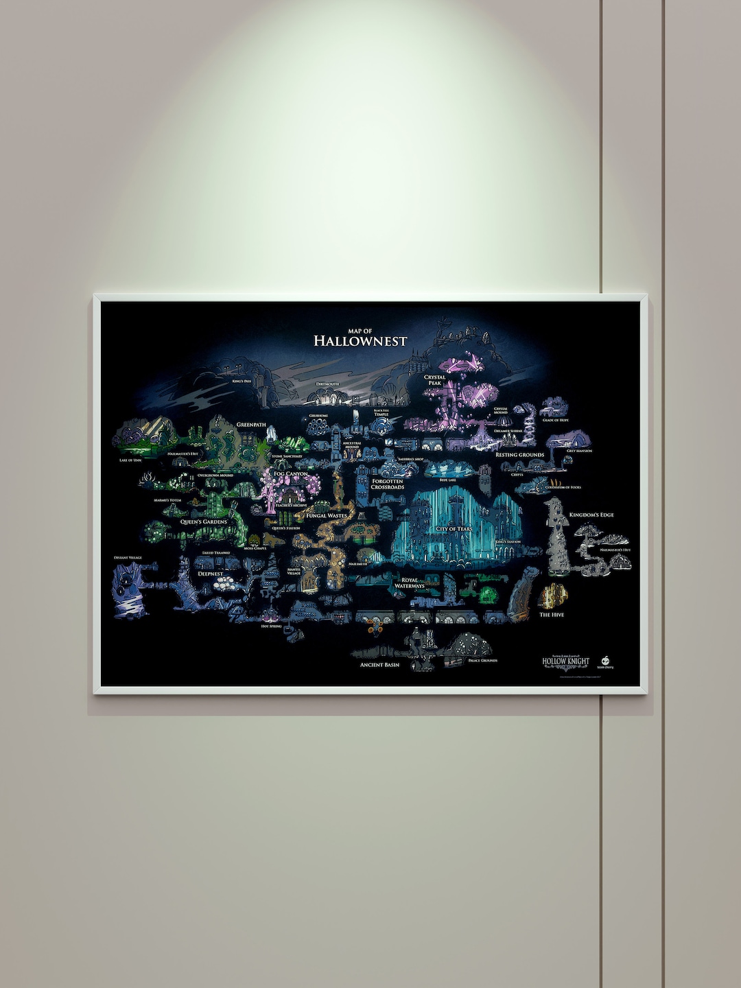 Hollow Knight Map, Hollow Knight Map Canvas, Hollow Knight, Hollow ...