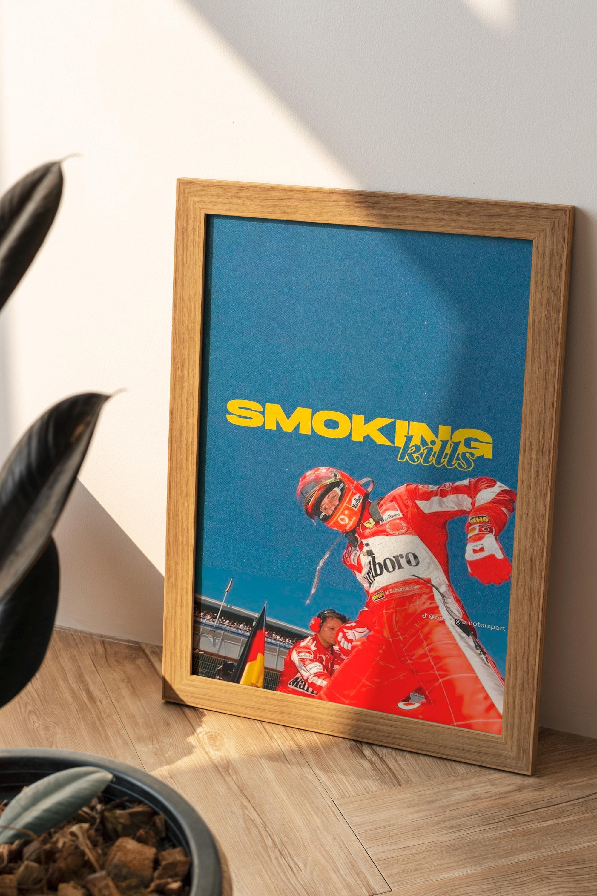 Smoking Kills Poster, Marlboro Pilot Print, F1 Poster, Smoking Kills ...