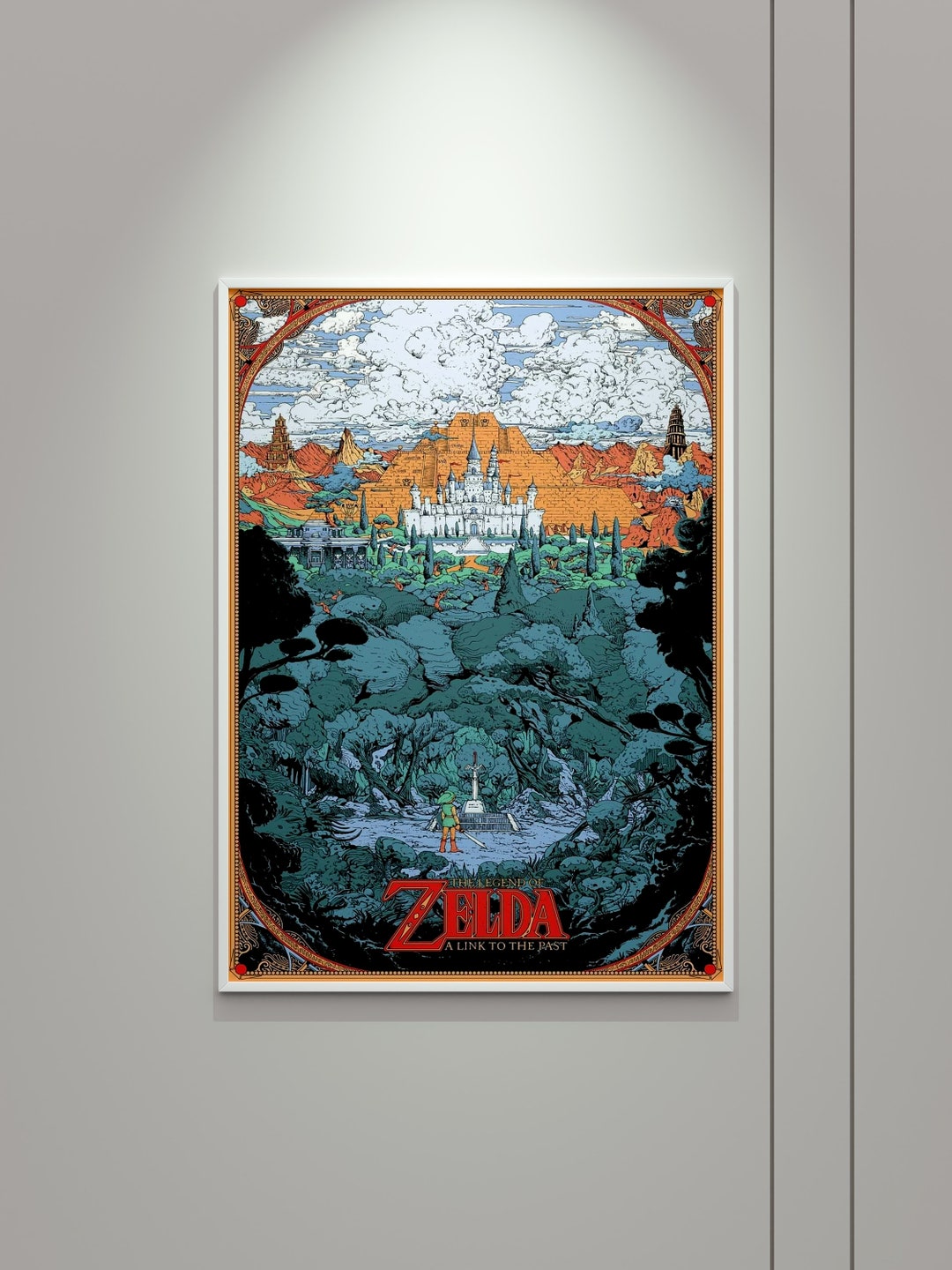The Legend of Zelda Poster, the Legend of Zelda Print, Zelda Canvas ...