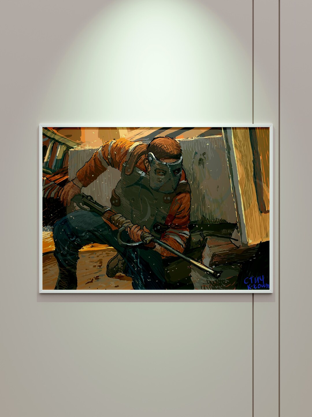 Rust Print Rust Poster Rust Canvas Rust Art Rust Game - Etsy