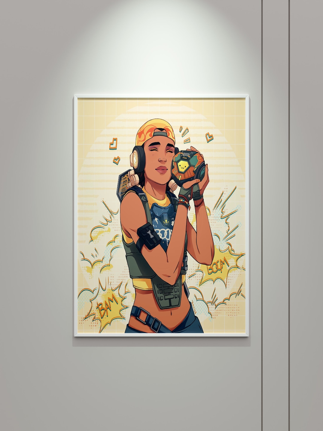 Valorant Art Valorant Canvas Valorant Poster Raze Poster - Etsy