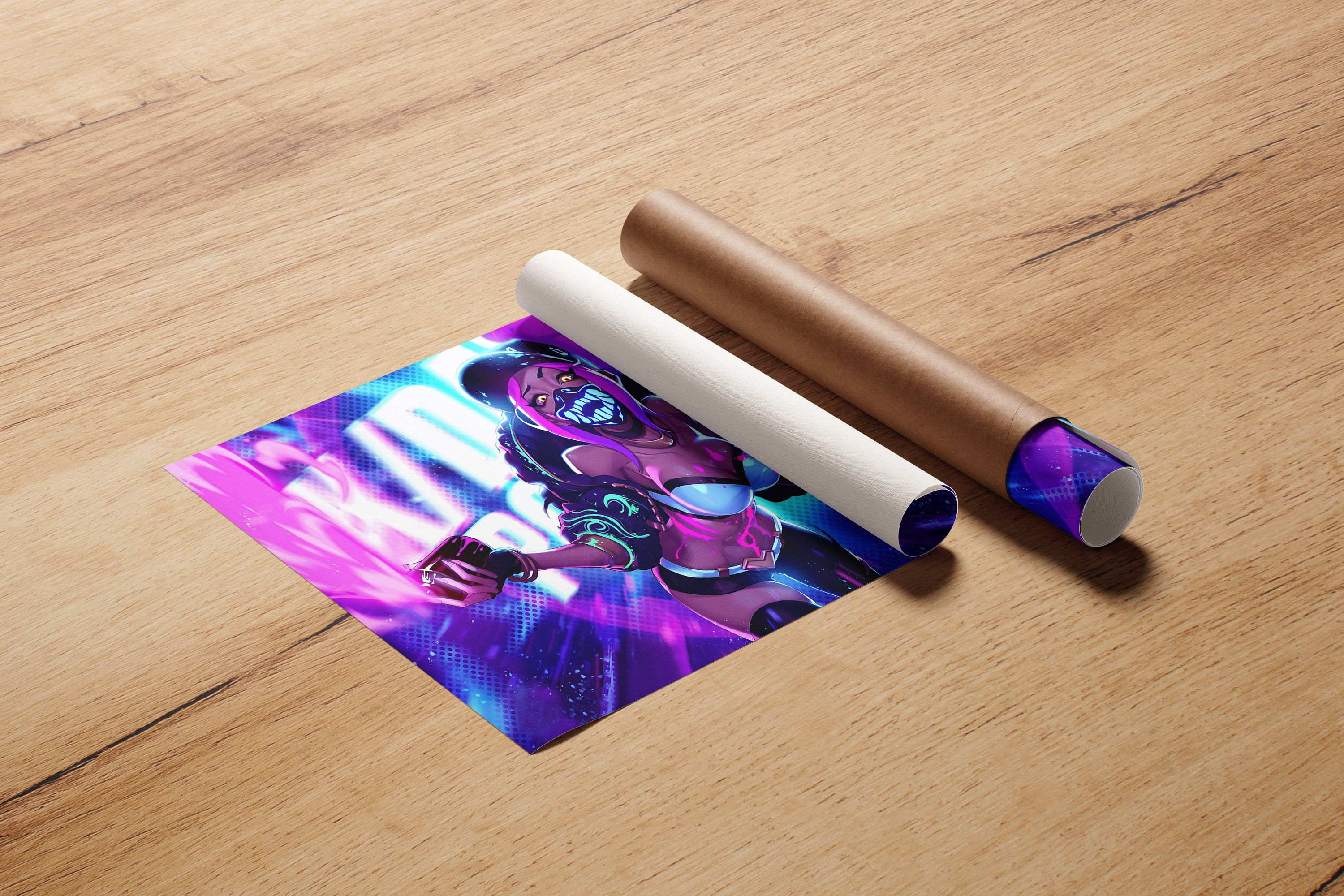 Akali Poster, Akali Print, Akali Art, Akali Canvas, League of Legends ...