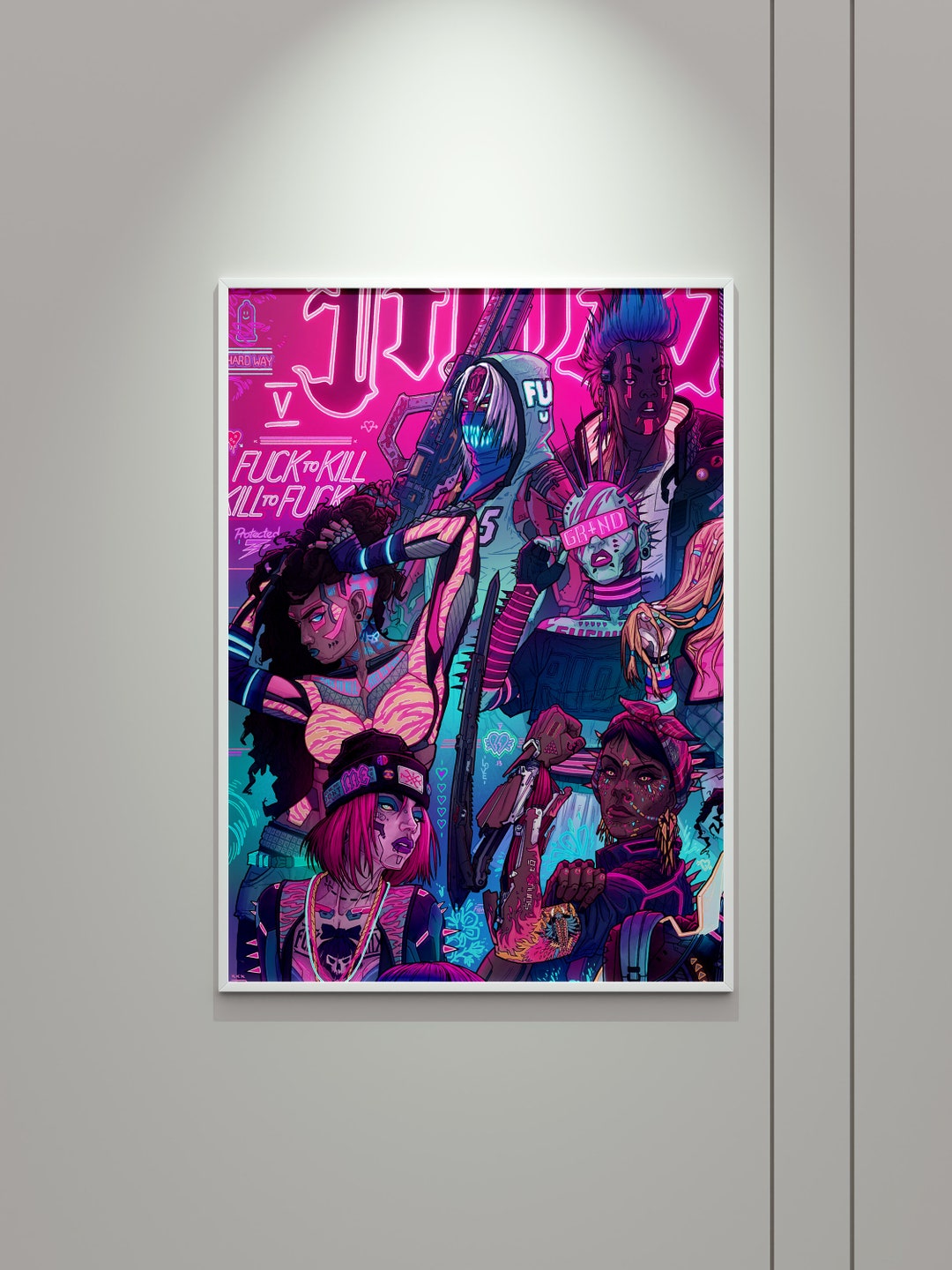 Cyberpunk 2077 Canvas Cyberpunk 2077 Art Cyberpunk 2077 - Etsy