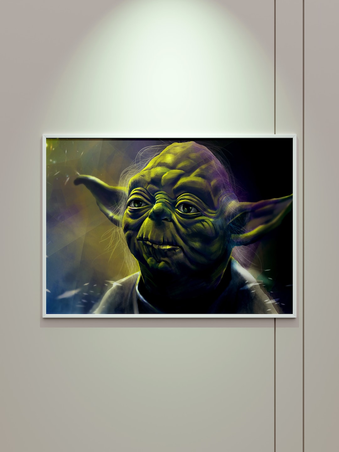 Yoda Poster, Yoda Canvas, Yoda Art, Yoda Print, Star Wars Yoda Poster ...