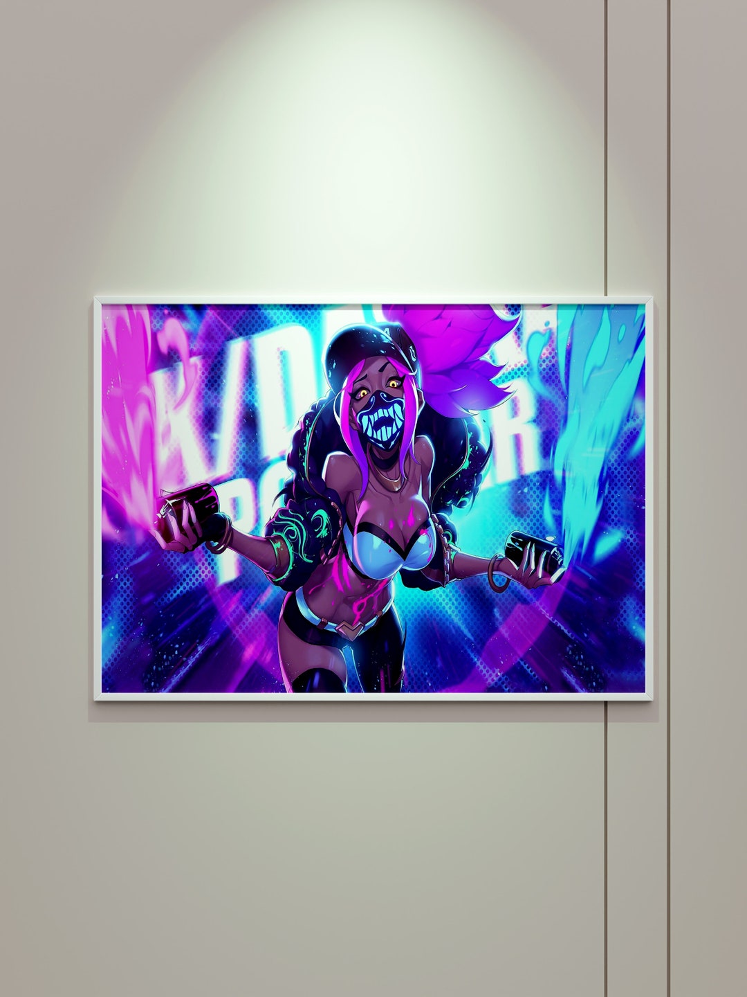 Akali Poster, Akali Print, Akali Art, Akali Canvas, League of Legends ...