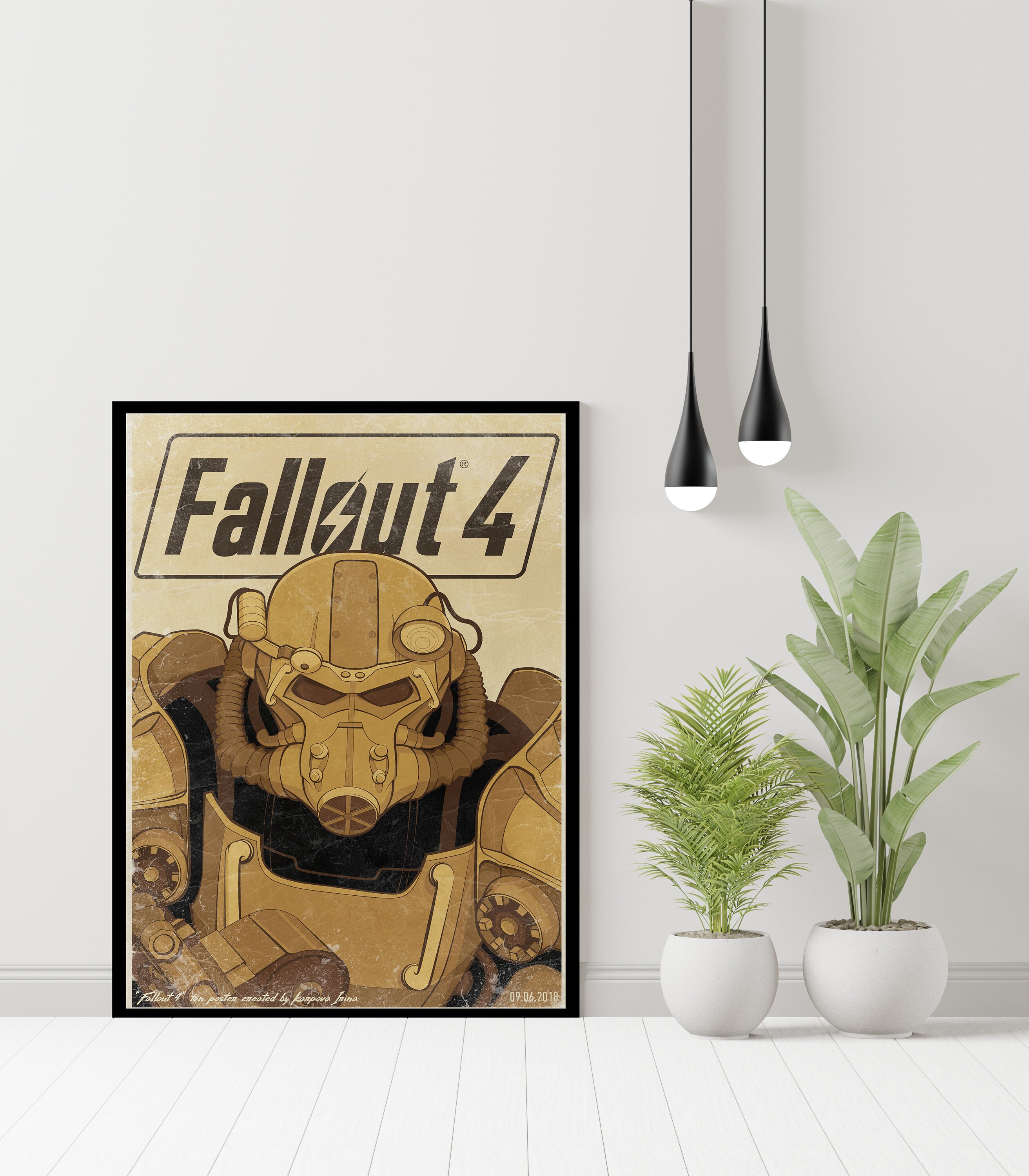 Fallout Print, Fallout 4, Fallout Art, Fallout Canvas, Fallout Poster ...